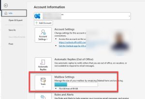 Unlocking Your Email Capacity How To See Outlook Mailbox Size ...