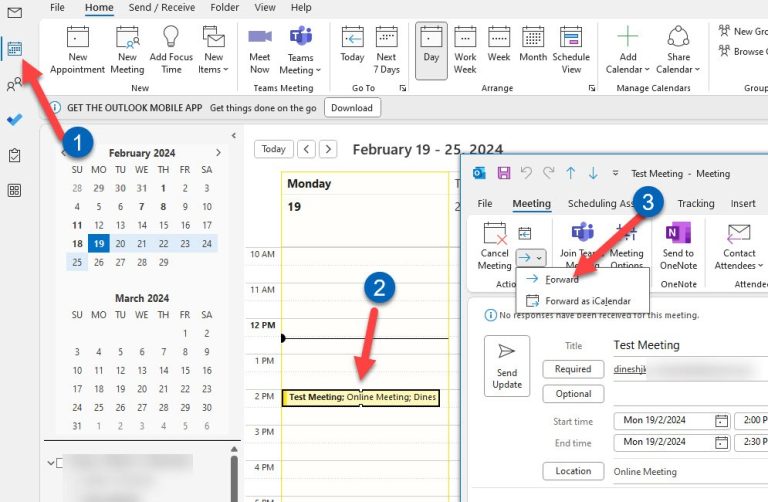 Easy Guide: How To Forward A Meeting Invite In Outlook - MailBoxInsights